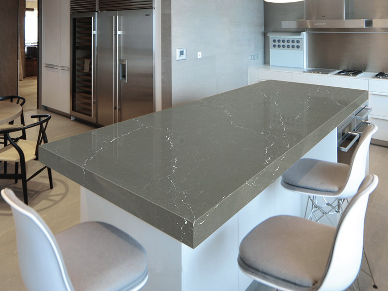Calacatta Black Quartz Worktop Manufacturer - Modern Stone